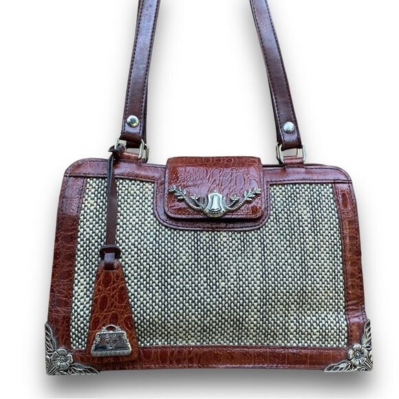 No Brand | Bags | Vintage Mc Marc Chantal Croc Embossed Leather ...